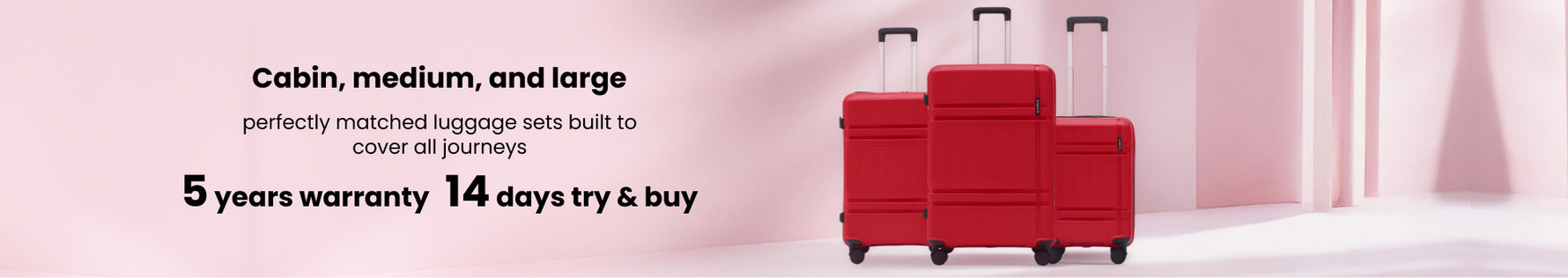Trolley Bag Sets - 2 Piece & 3 Piece Combos | Escape Plan
